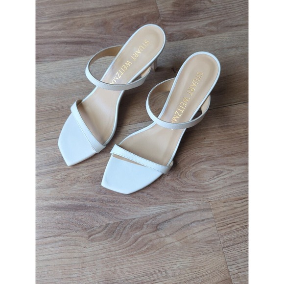 Stuart Weitzman | Shoes | Stuart Weitzman Aleena 75 White Leather ...
